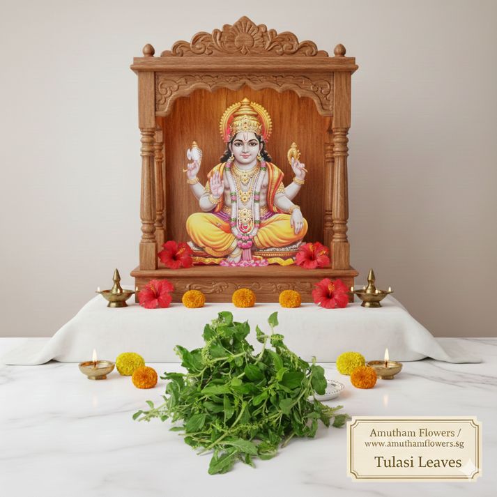 Thulasi Leaves – Amutham Flowers & Gifts